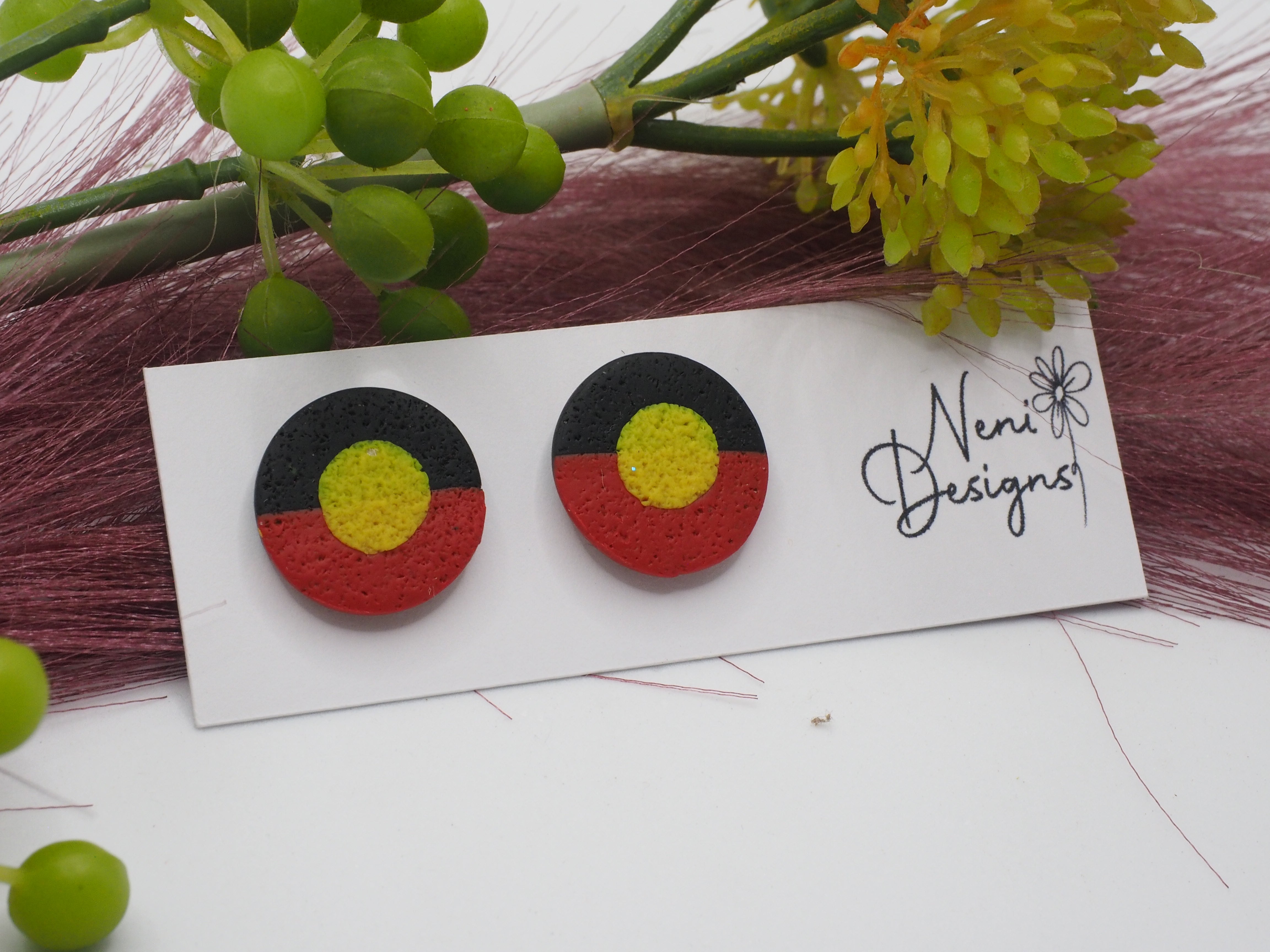 studs (aboriginal flags) – Neni designs